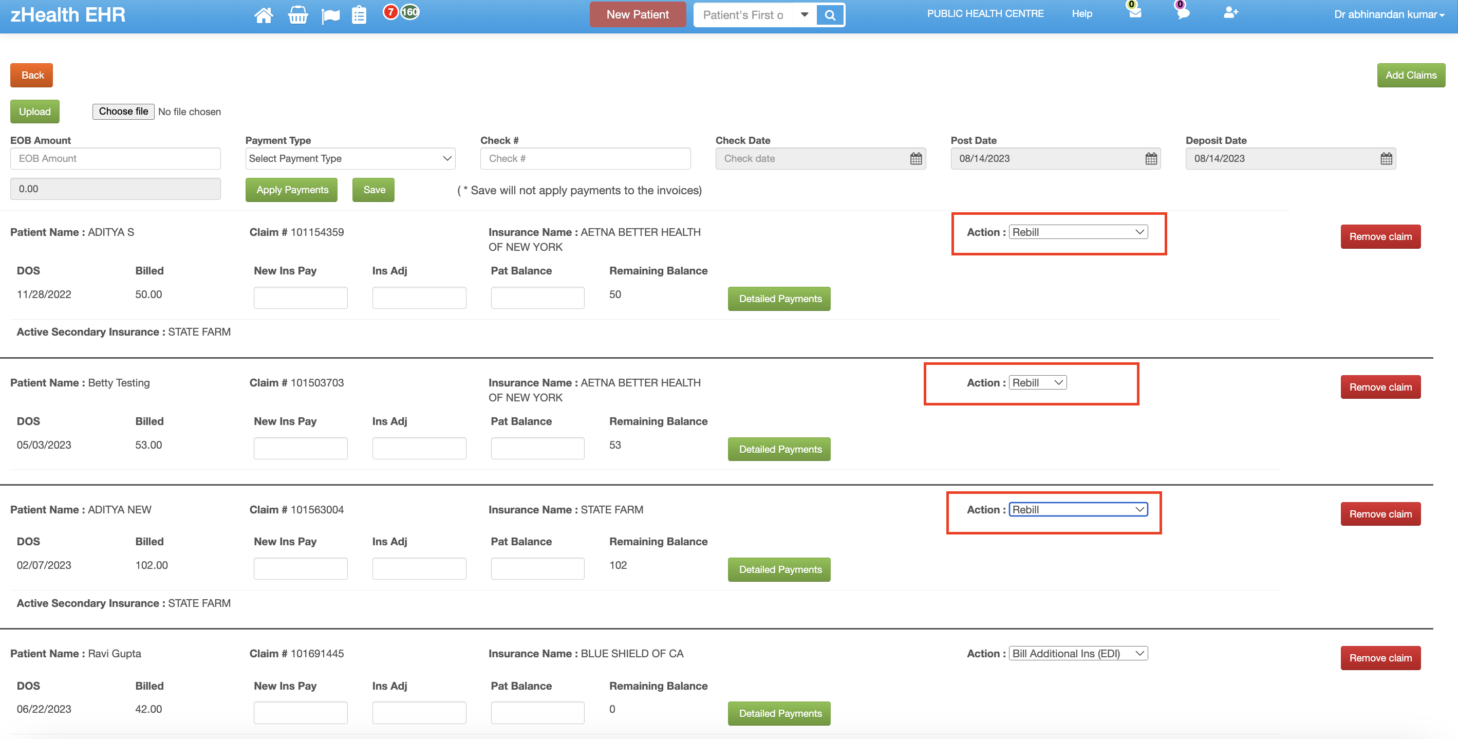 Moving to the New Billing Interface