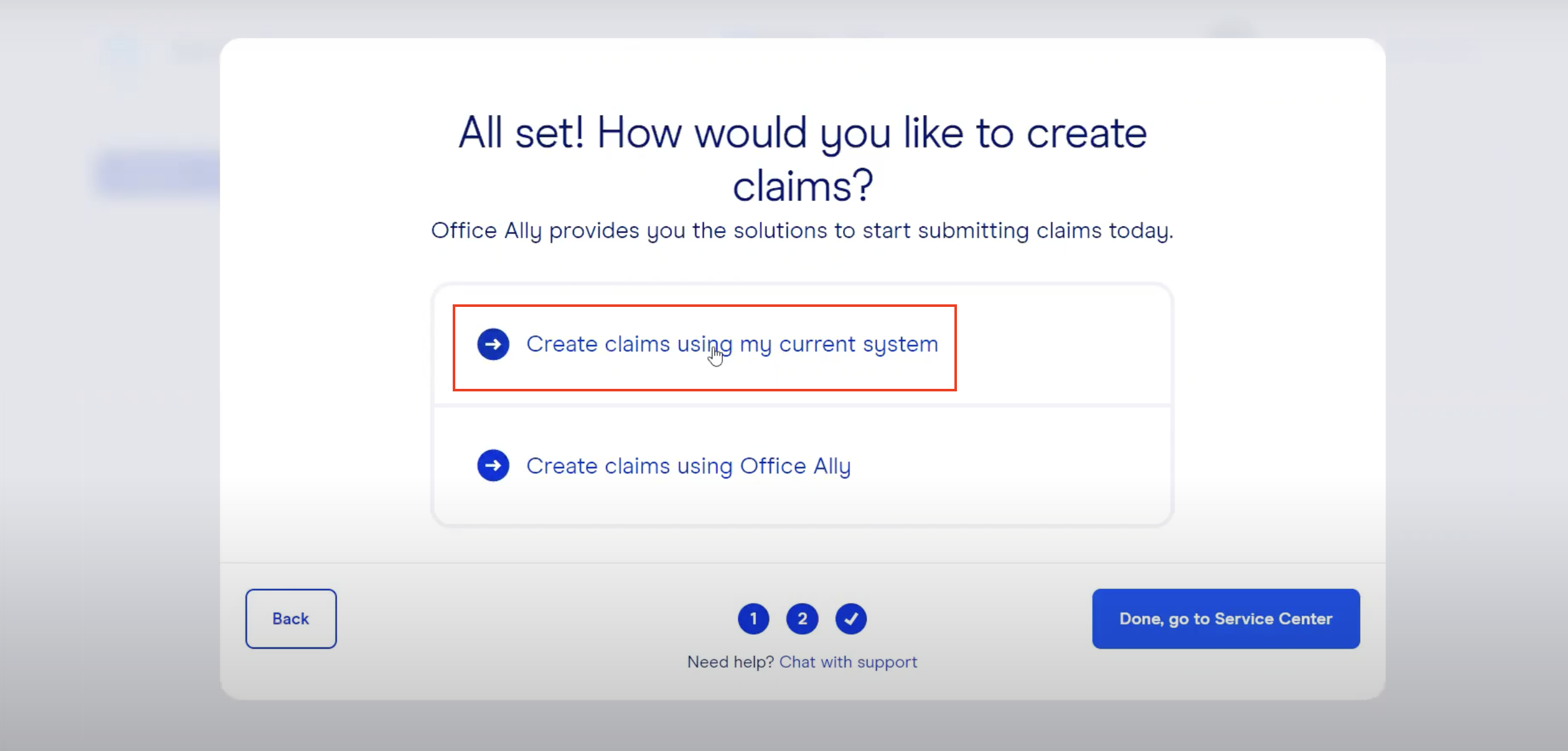 Office Ally Enrollment and Account Set-up Process