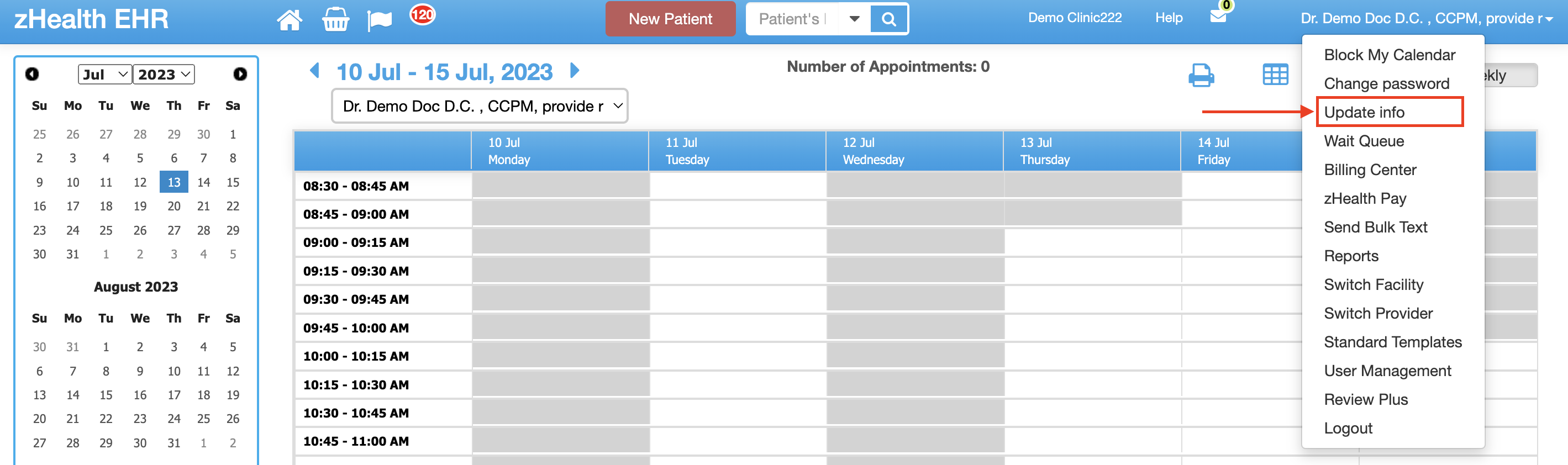View zHealth Appointments in Your Google Calendar