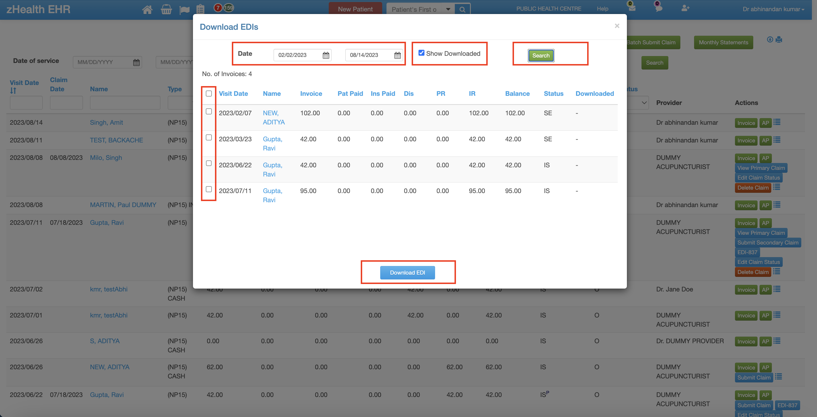 Download EDI 837 File