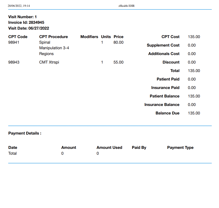 How to Generate, Email, and Print Billing Statement for a Patient’s ...