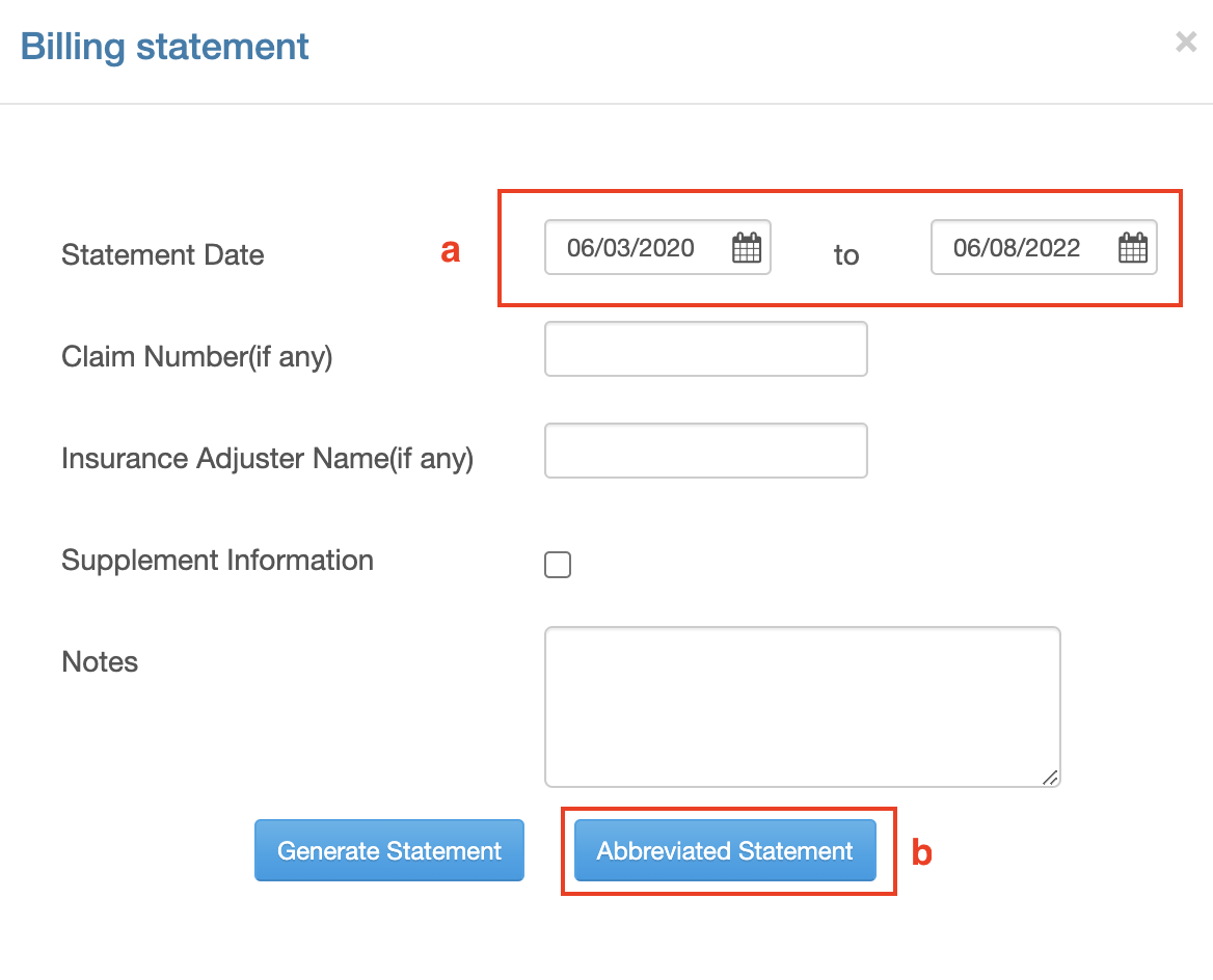 How to Generate, Email, and Print Billing Statement for a Patient’s ...