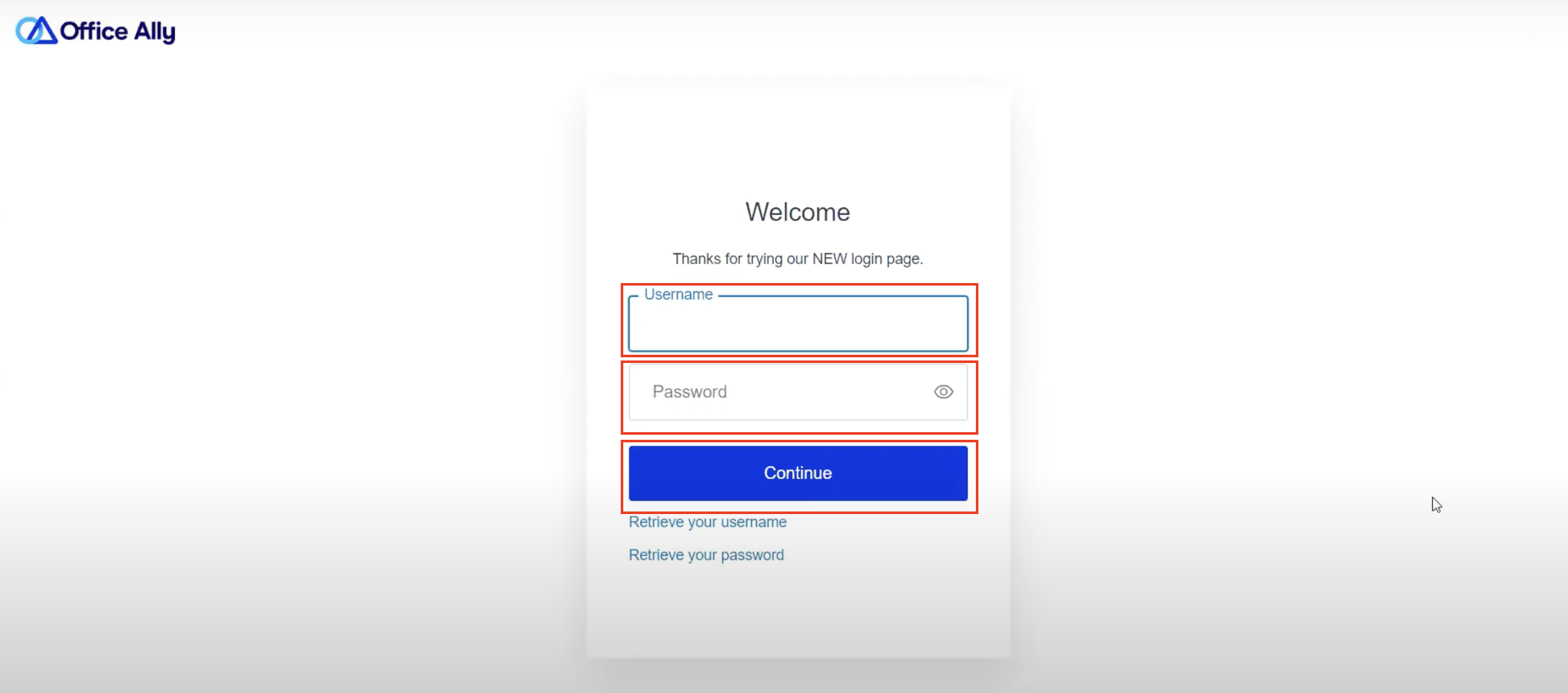 Office Ally Enrollment and Account Set-up Process