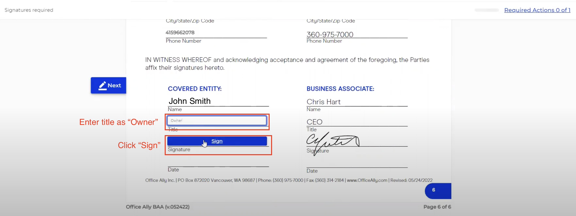 Office Ally Enrollment and Account Set-up Process