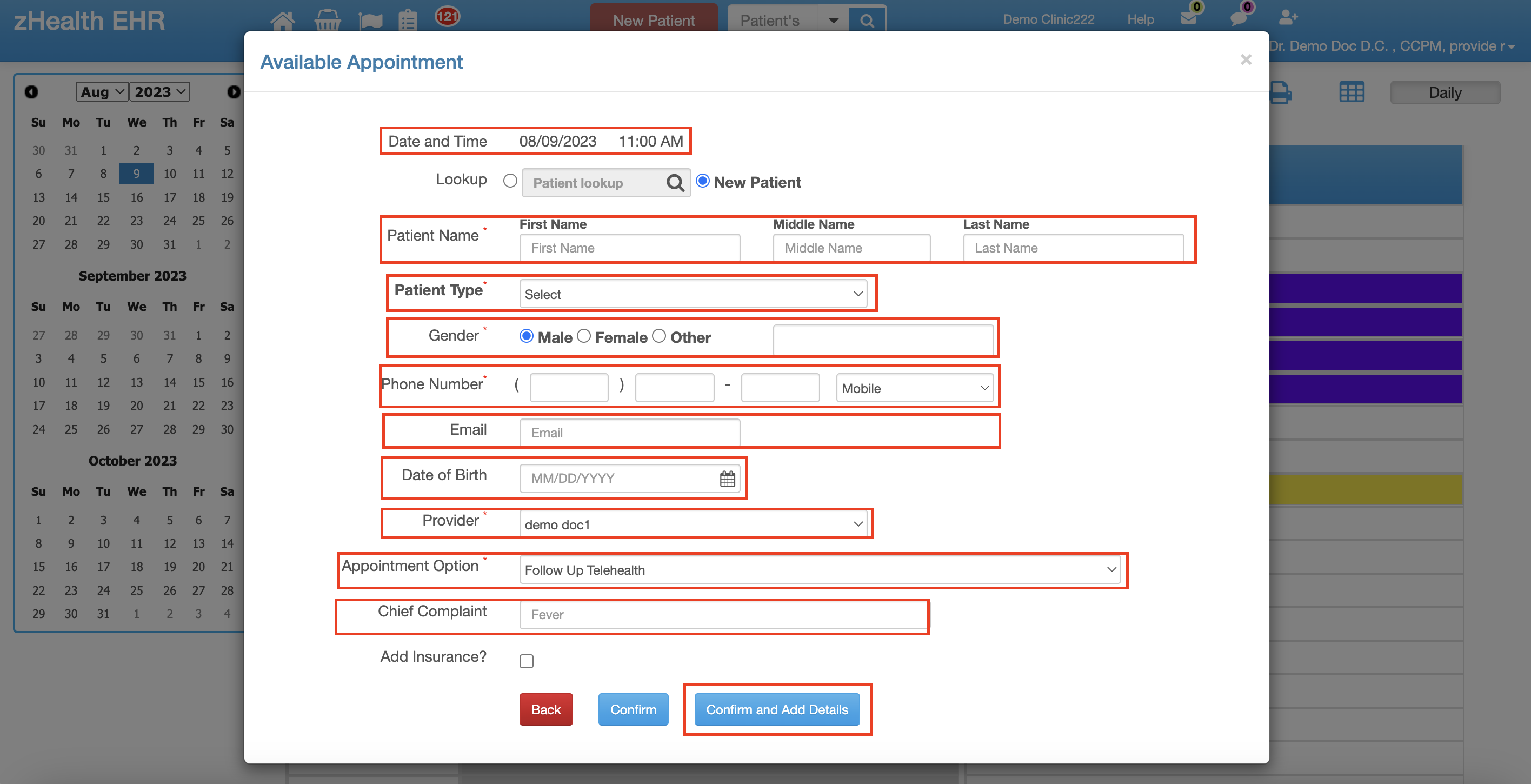 How to Send Intake Forms to a Patient